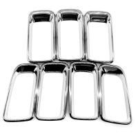 China FARPREEY 68109865AA Front Center Grille Frame ABS Electroplated Grille for 2011 - 2017 Jeep Compass Patriot for sale