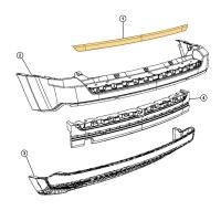 China FARPREEY CH1144101 68091514AA Rear Bumper Step Molding for 2011 - 2016 Jeep Compass for sale