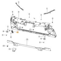 China FARPREEY 68244426AA 68244427AA Left and Right Radiator Plastic Mounting Brackets Suitable for 2017-2022 Jeep Compass for sale