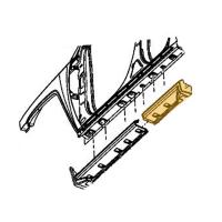 China Plastic Body Kit Panel Lower Side Skirt for jeep Compass 5116128AC 5116129AC for sale