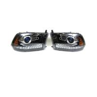 China FARPREEY 68093221AD 68093220AD Black Bezel Projector Halogen Headlamp Assembly for Ram Trucks for sale