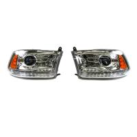 China For 16-18 RAM with Dual Function Halogen Projector Lamp Headlight Assembly 68324941AA 68324940AA Brand FARPREEY for sale