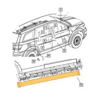 China FARPREEY 5178148AH 5178149AH Body Lower Side Skirts Left and Right Door Side Skirts for 2010-2020 Dodge JOURNEY for sale