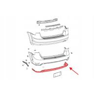 China FARPREEY Car Accessories for  2011-2019 DODGE JOURNEY  Between Rear Bumper Lower Lip 68088788AB for sale