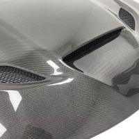 China For 2015-21Dodge Charger SRT Hellcat Style Carbon Fiber Front Hood Bonnet with Vents for sale