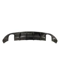 China For 2015-21 Dodge Charger SRT HELLCAT R/T Scat Pack Genuine Carbon Fiber Rear Bumper Diffuser Lip Spoiler Glossy Black Carbon F for sale