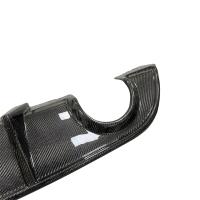 China For 2015-21 Dodge Charger SRT HELLCAT R/T Scat Pack Genuine Carbon Fiber Rear Bumper Diffuser Lip Spoiler Glossy Black Carbon F for sale