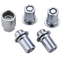 China Wheel Lock Nut Kit for 2009-2013 Toyota Corolla Chrome Plated M12x1.5 Wheel Lock Nut 00276-00901 Brand FARPREEY for sale