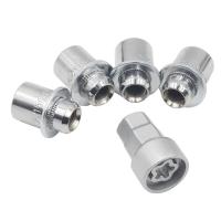 China Wheel Lock Nut Kit for 2009-2013 Toyota Corolla Chrome Plated M12x1.5 Wheel Lock Nut 00276-00901 Brand FARPREEY for sale
