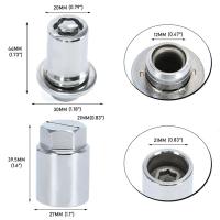 China Wheel Lock Nut Kit for 2009-2013 Toyota Corolla Chrome Plated M12x1.5 Wheel Lock Nut 00276-00901 Brand FARPREEY for sale