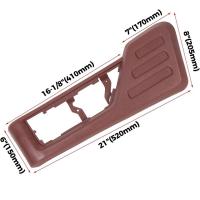 China Red Front Seat Panel for 2008-2010 Ford F250 F350 Super Duty King Ranch Seat Trim Cover 8C3Z2562187DB Brand FARPREEY for sale