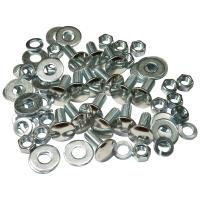 China Chrome Bumper Bolts 5/16-18 X 7/8 Inch Round Head Kit with Nuts and Washers for sale