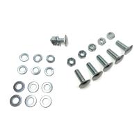 China Chrome Bumper Bolts 5/16-18 X 7/8 Inch Round Head Kit with Nuts and Washers for sale