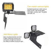 China FARPREEY 82215427AB 4x4 Off-Road Accessories Work Light Mounting Bracket A-Pillar Mounting Bracket for Jeep Wrangler 2018-2014 for sale