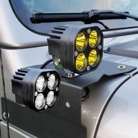 China FARPREEY 82215427AB 4x4 Off-Road Accessories Work Light Mounting Bracket A-Pillar Mounting Bracket for Jeep Wrangler 2018-2014 for sale