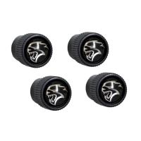 China FARPREEY 82214911 New 4 Tire Valve Dry Cover with Logo for Dodge Challenger Charger HELLCAT 2015-2024 for sale