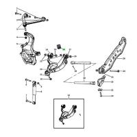 China FARPREEY 52113218AA Control Arm Bumper Shock Absorber for 2004-2009 Dodge Durango Chrysler ASPEN for sale