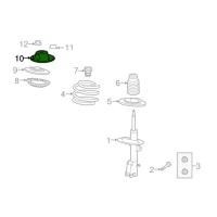 China FARPREEY 5171178AC Shock Absorber Top Rubber Mount for 2009-2020 Dodge Journey for sale