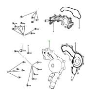 China Engine Water Pump Water Pump + Gasket Suitable for 2011-2023 3.6L Chrysler dodge JEEP RAM   5184498AN 05184498AK FARPREEY for sale
