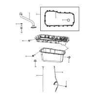 China Engine Oil Pan  Used for Upper and Lower 4666153AC for 2007-2011 Jeep Wrangler  Brand FARPREEY for sale