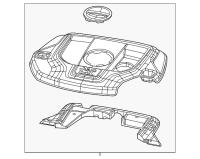 China Engine Cover 68414087AA for Jeep Grand Cherokee 2021-2024 for sale
