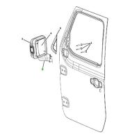 China FARPREEY 68281899AE 68281898AE Side Mirrors (Left and Right) for 2008-2021 Jeep Gladiator Wrangler for sale