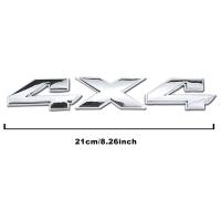 China FARPREEY Length 21cm Width 3.3cm Brand New 55277438AA 4X4 Emblem for Dodge Jeep Chrysler Ram Dakota Wrangler Compass 2008-2024 for sale