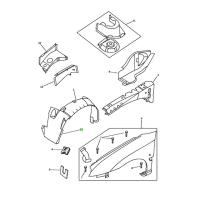 China FARPREEY 5008676AA 5008677AA Right Left Front Fender Liner for 2000-2005 Dodge Neon Plymouth for sale