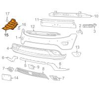 China FARPREEY 55079191AE Lower Engine Guard for 2011-2020 DODGE Durango JEEP Grand Cherokee for sale