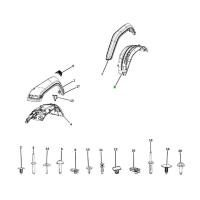 China FARPREEY 68299173AC 68299172AC Right Left Rear Fender Liner for JEEP Wrangler 2018-2023 for sale
