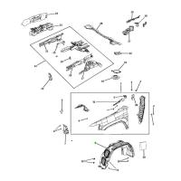 China FARPREEY 68287927AC 68287926AC Right Left Front Fender LINER for 2019-2022 JEEP Cherokee for sale