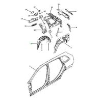 China FARPREEY 68209677AD 68209676AD Right Left  Rear Fender Liner  for JEEP Cherokee 2014-2018 for sale