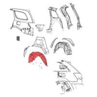 China FARPREEY 57010711AI 57010710AI  Right Left Rear Fender Liner for JEEP Grand Cherokee 2011-2018 for sale
