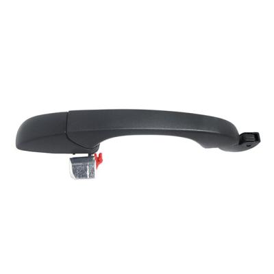 China FARPREEY 5074195AF Front Exterior Door Handle Black Textured with Keyhole Left for 2007-2010 Dodge Caliber Jeep Compass for sale