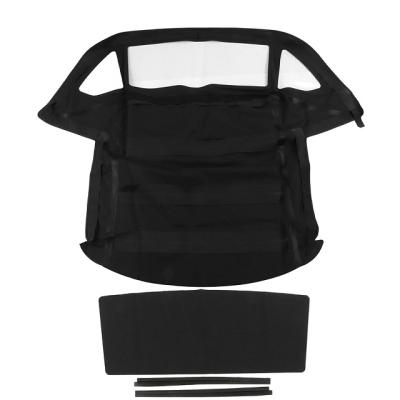 China For 1972-1989 Mercedes-Benz R107 SL Bodies Black Convertible Soft Top with Sunroof MBZ1076845 Brand FARPREEY for sale