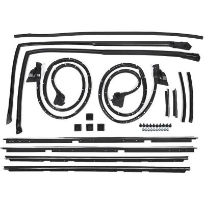 China For 1978-1987 Chevrolet El Camino Caballero 17 Piece Complete Door Tailgate Weatherstrip Seal Kit 2135478 Brand FARPREEY for sale