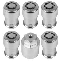 China Wheel Lock Lug Nut Kit with Key 82215711 Replacement for 2018-2023Jeep Wrangler JL Gladiator JT Brand FARPREEY for sale