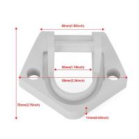 China For Dometic Sunchaser II RV RV Awning Bottom Bracket Feet White Billet Aluminum 3825 RV08292029 Brand FARPREEY for sale
