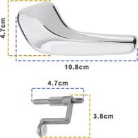 China For 2006-2016 Opel Corsa D Aluminum Plastic Plated Stainless Steel Inner Door Handle 13297814 RH 13297813 LH Brand FARPREEY for sale