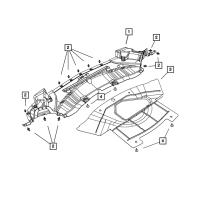 China Plastic Cover Under Bumper 68060070AB 68060070AA for 2011-2014 Dodge Challenger Brand FARPREEY for sale