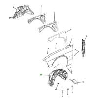 China Front Fender Liner Right Side Left Side 68319963AE 68319960AE for 2018-2023 DODGE Challenger Brand FARPREEY for sale