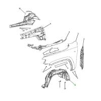 China Front Fender Liner Right Side Left Side 57010369AG 57010368AG for 2011-2020 DODGE Durango Brand FARPREEY for sale