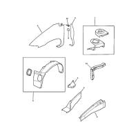 China Front Fender Liner Right Side Left Side 4857223AB 4857222AB for 2001-2007 Chrysler Town & Country Voyager Brand FARPREEY for sale