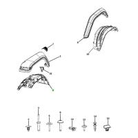 China Front Fender LINER Right Left 68270815AB 68270814AB for JEEP Wrangler 2018-2019 Brand FARPREEY for sale