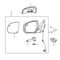 China MIRROR. Outside Rearview Left and Right 68325359AA 68325358AA for 2014-2021 JEEP Cherokee Brand FARPREEY for sale