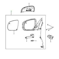 China MIRROR. Outside Rearview Left and Right 68325351AA 68325350AA for 2014-2021 JEEP Cherokee Brand FARPREEY for sale