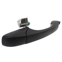 China Front Exterior Door Handle Black Textured with Keyhole Right 5074194AF for 2007-2010 Dodge Caliber Jeep Compass Brand FARPREEY for sale