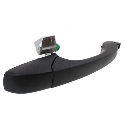 China Front Exterior Door Handle Black Textured with Keyhole Right 5074194AF for 2007-2010 Dodge Caliber Jeep Compass Brand FARPREEY for sale