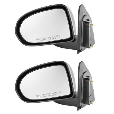 China For Jeep Compass Door Mirrors 2007-2010 Manual Non Heated Textured Clear Black Folding Parts 5115040AJ 5115041AJ Brand FARPREEY for sale