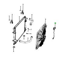 China Farpreey 68050128AA Radiator Fan Motor Wiring Harness for Dodge Challenger Charger Chrysler 300 2009-2023 for sale